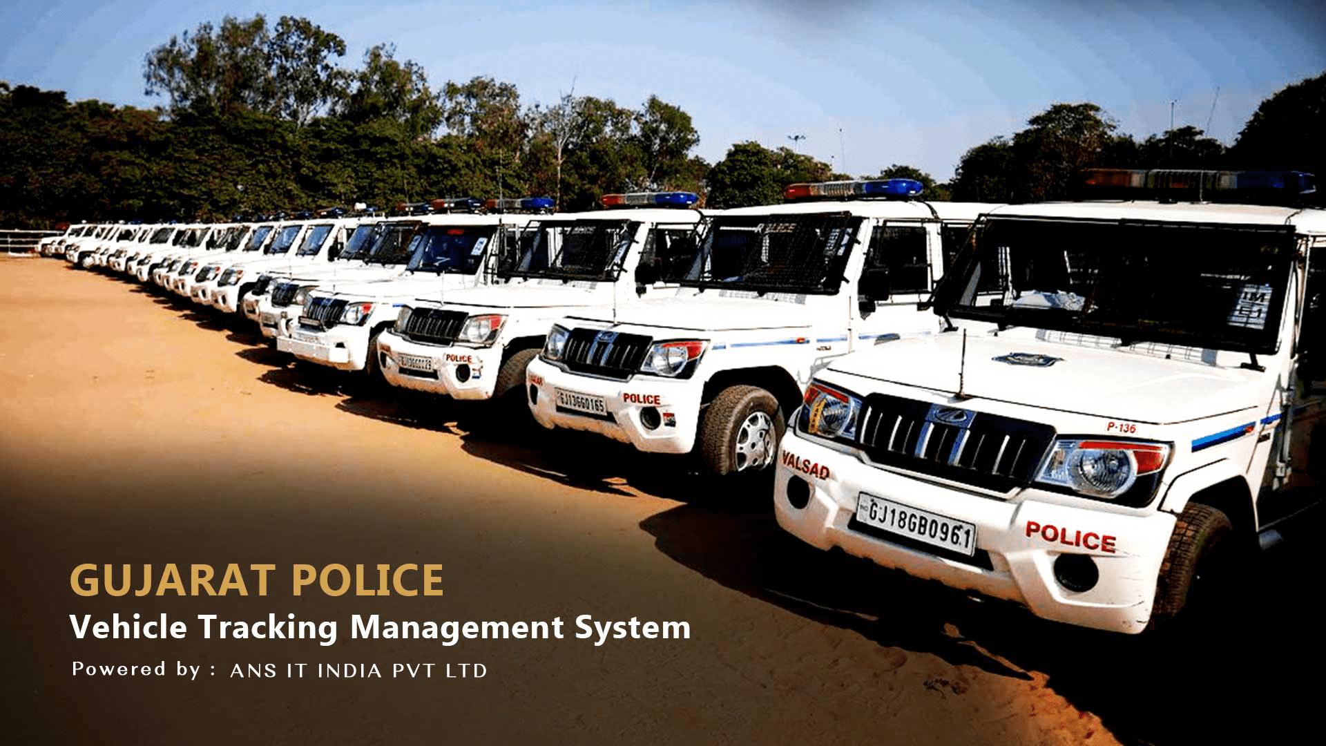 Gujarat Police vehicle tracking system by ANS IT India