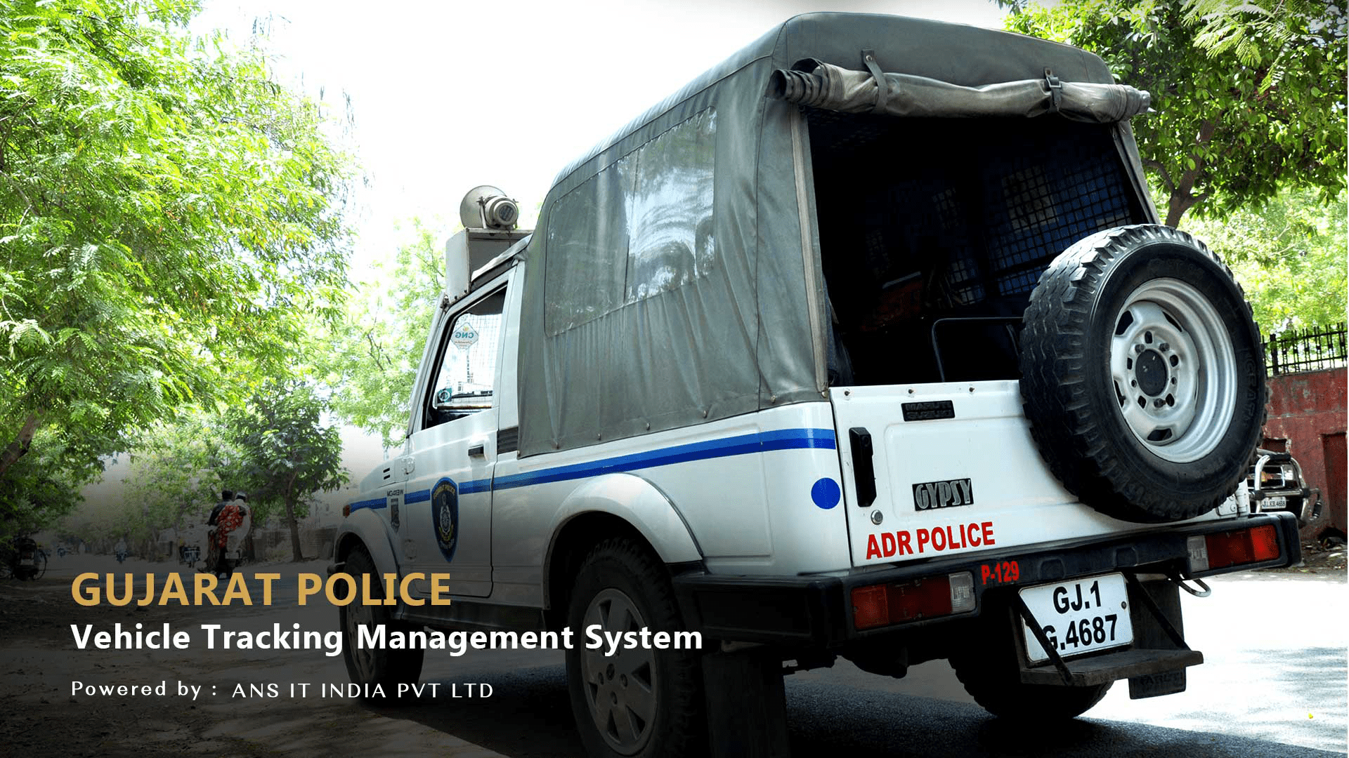 Gujarat Police vehicle tracking system by ANS IT India