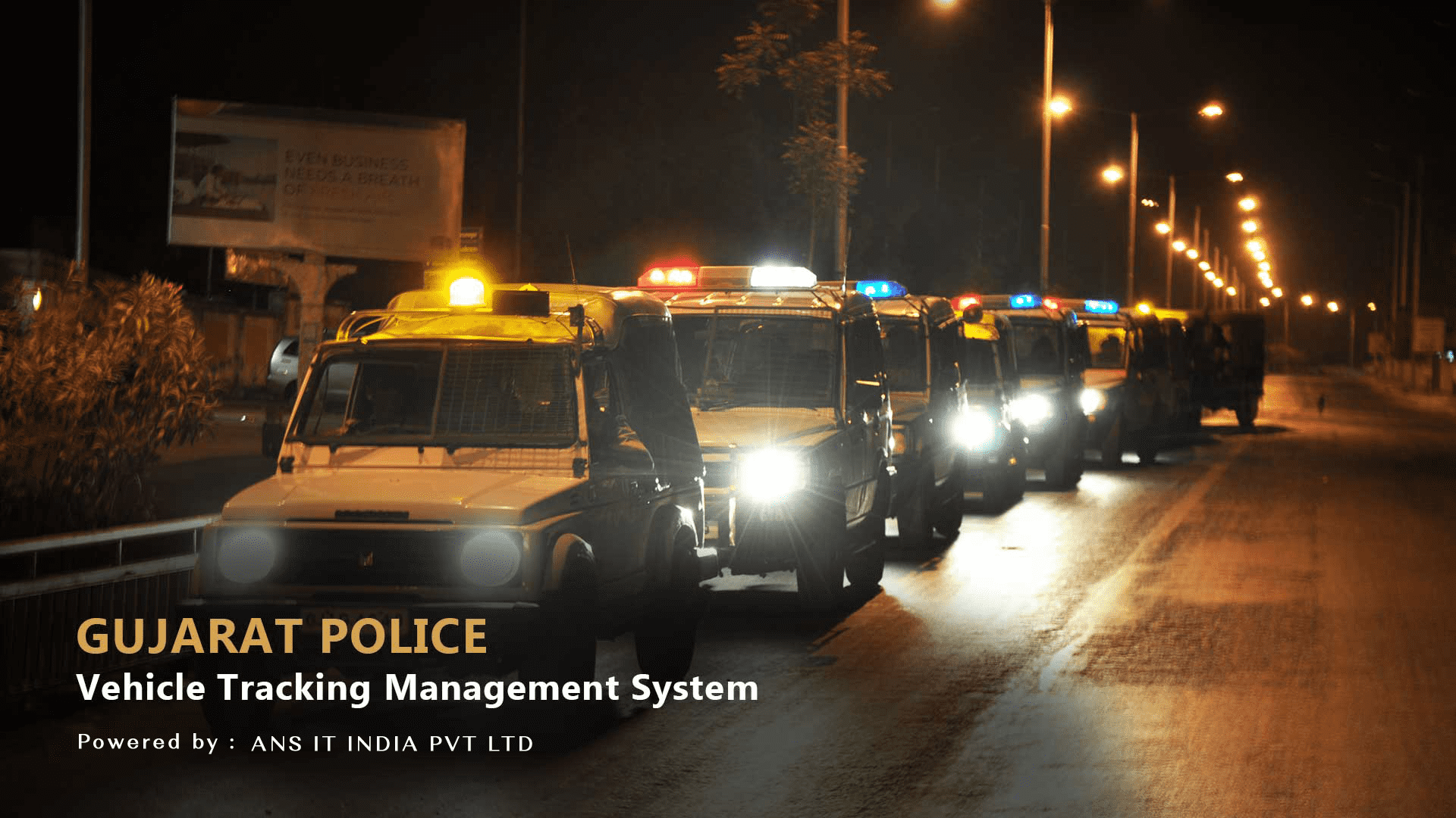 Gujarat Police vehicle tracking system by ANS IT India