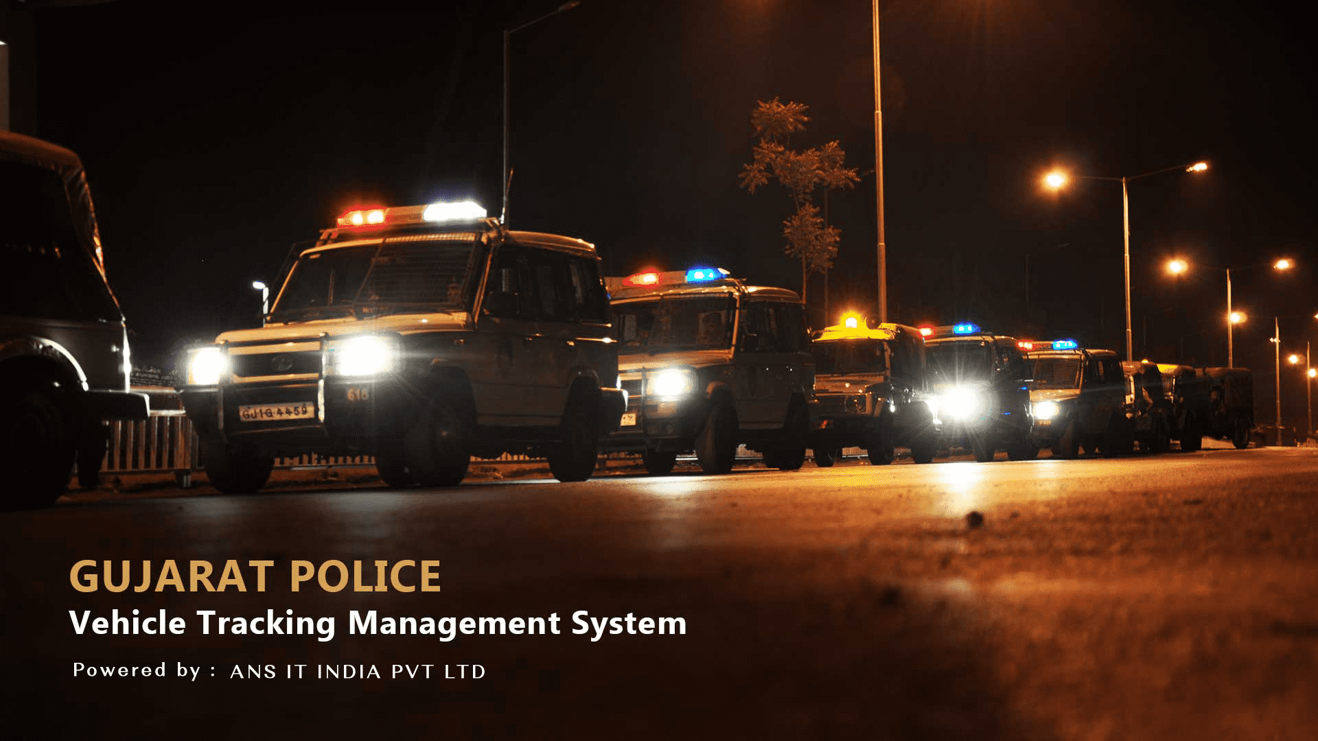 Gujarat Police vehicle tracking system by ANS IT India