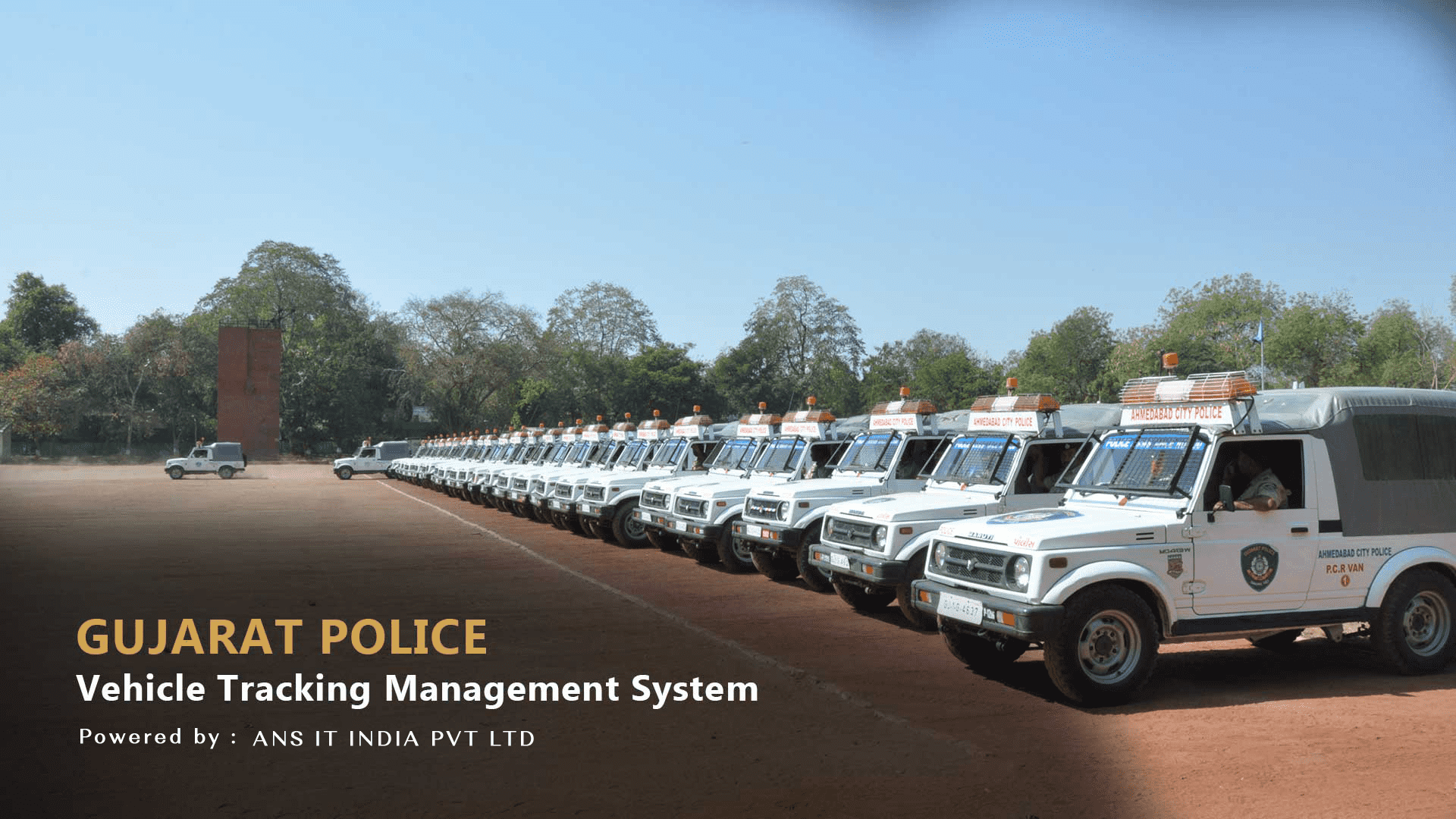 Gujarat Police vehicle tracking system by ANS IT India